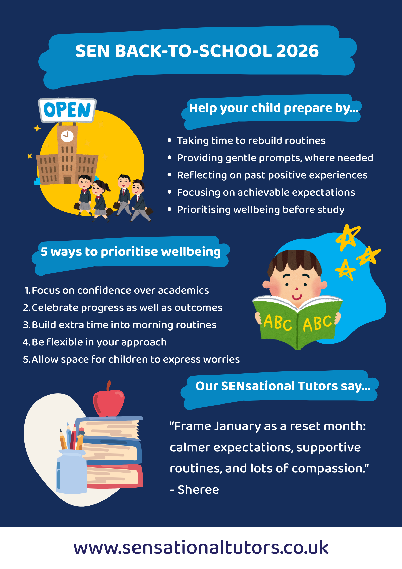 SEN Back to School Tips in 2026 | SENsational Tutors